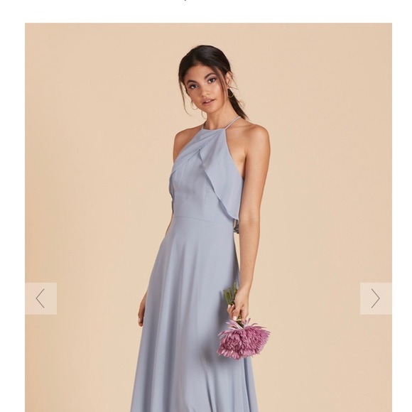 Birdy Grey | Dresses | Birdy Grey Dusty Blue Bridesmaid Dress Medium ...